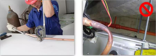 Eight Multi Split System VRF VRV System Installation Steps