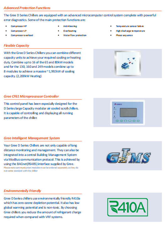 Gree Modular Air-cooled Scroll Chiller