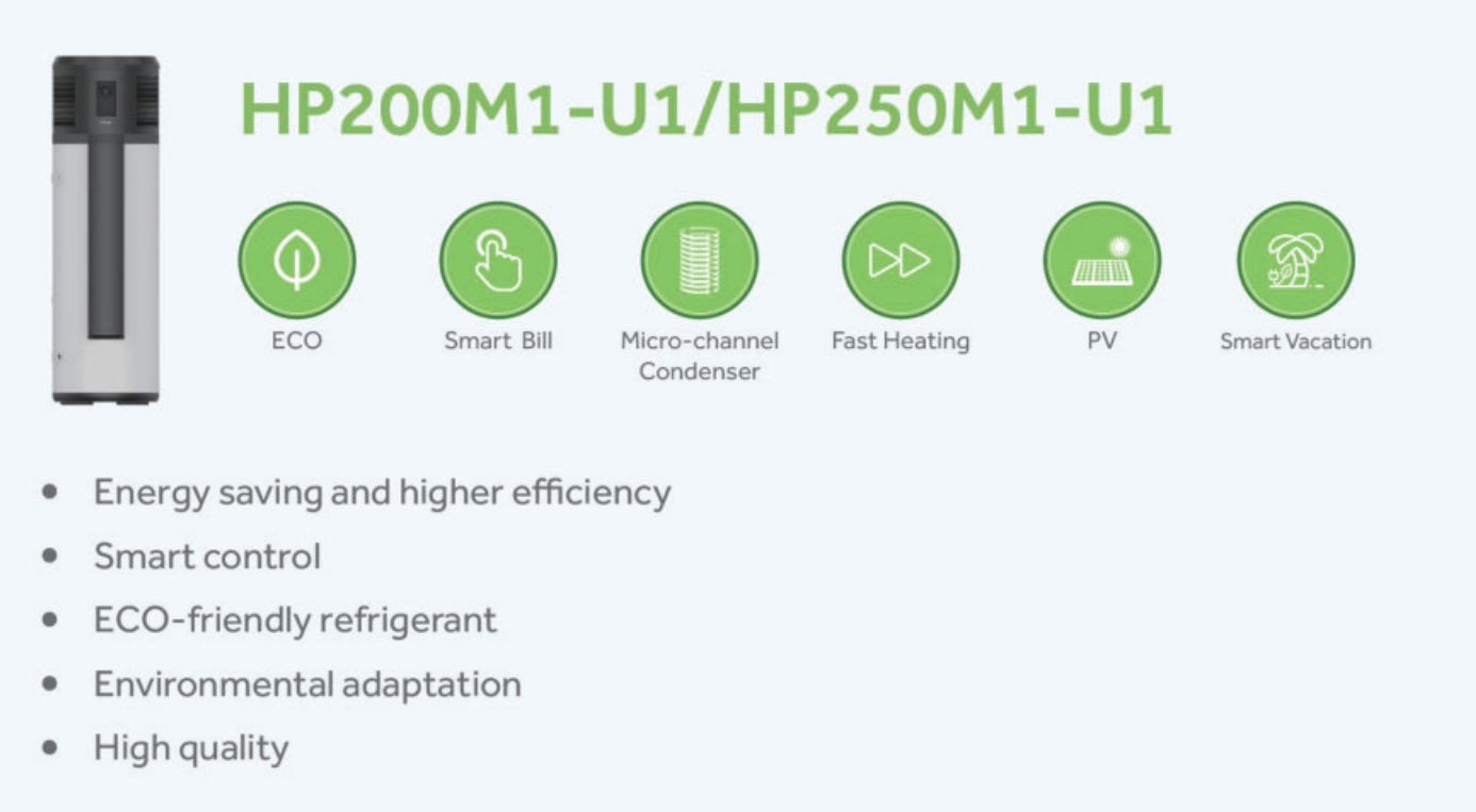 Haier water heater A+++ high efficiency cooling and heating compressor ...