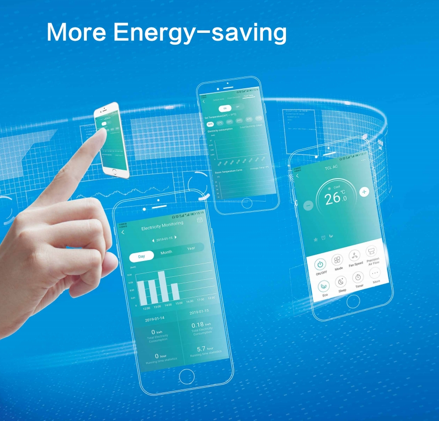 TCL Mini Split Air Conditioners for Home 9000-24000Btu Fast Cooling ...