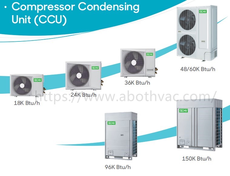 18KBTU~150KBTU Compressor Condensing Unit CCU Air Conditioner